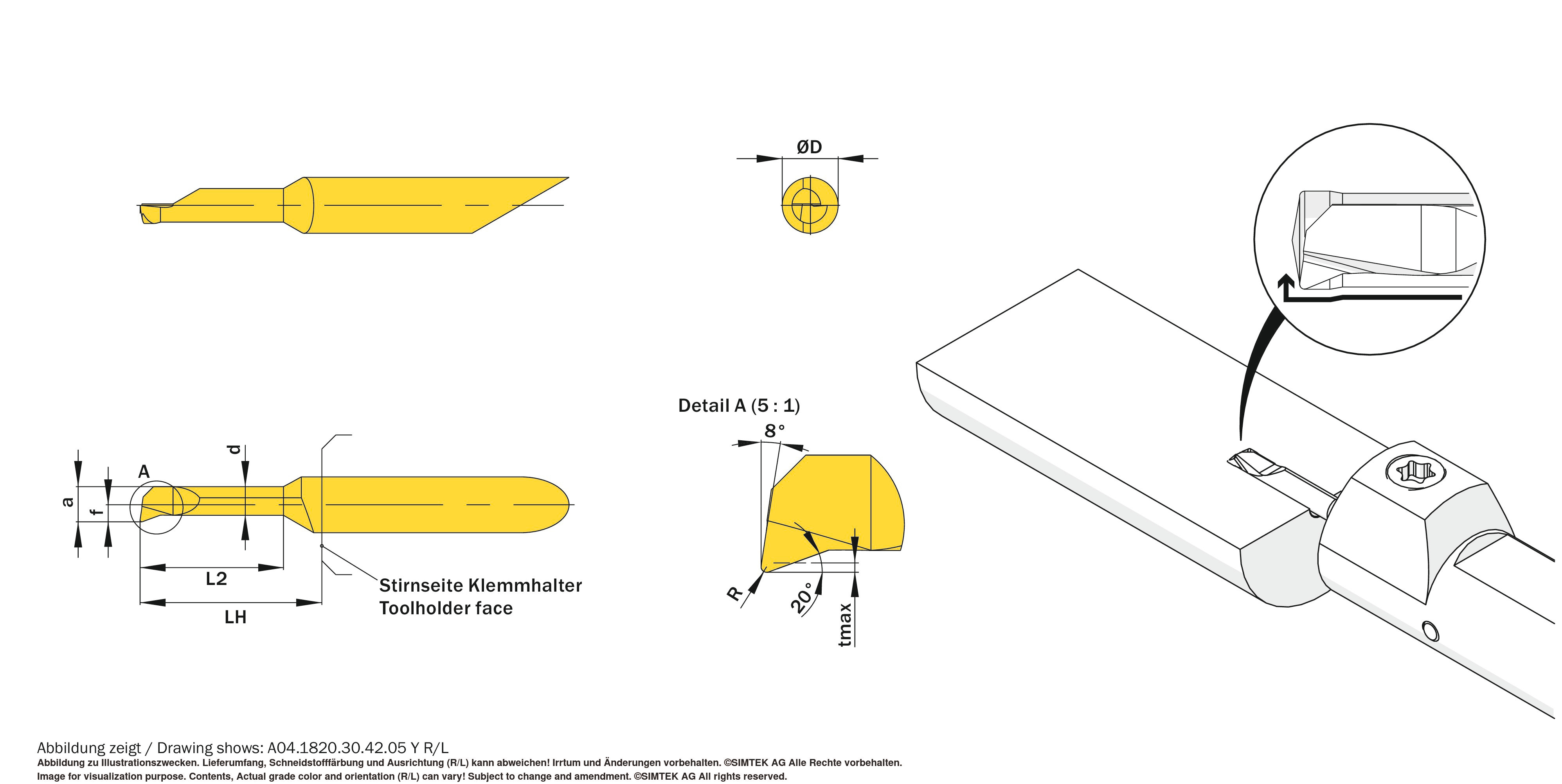 simturn AX Cutting Insert