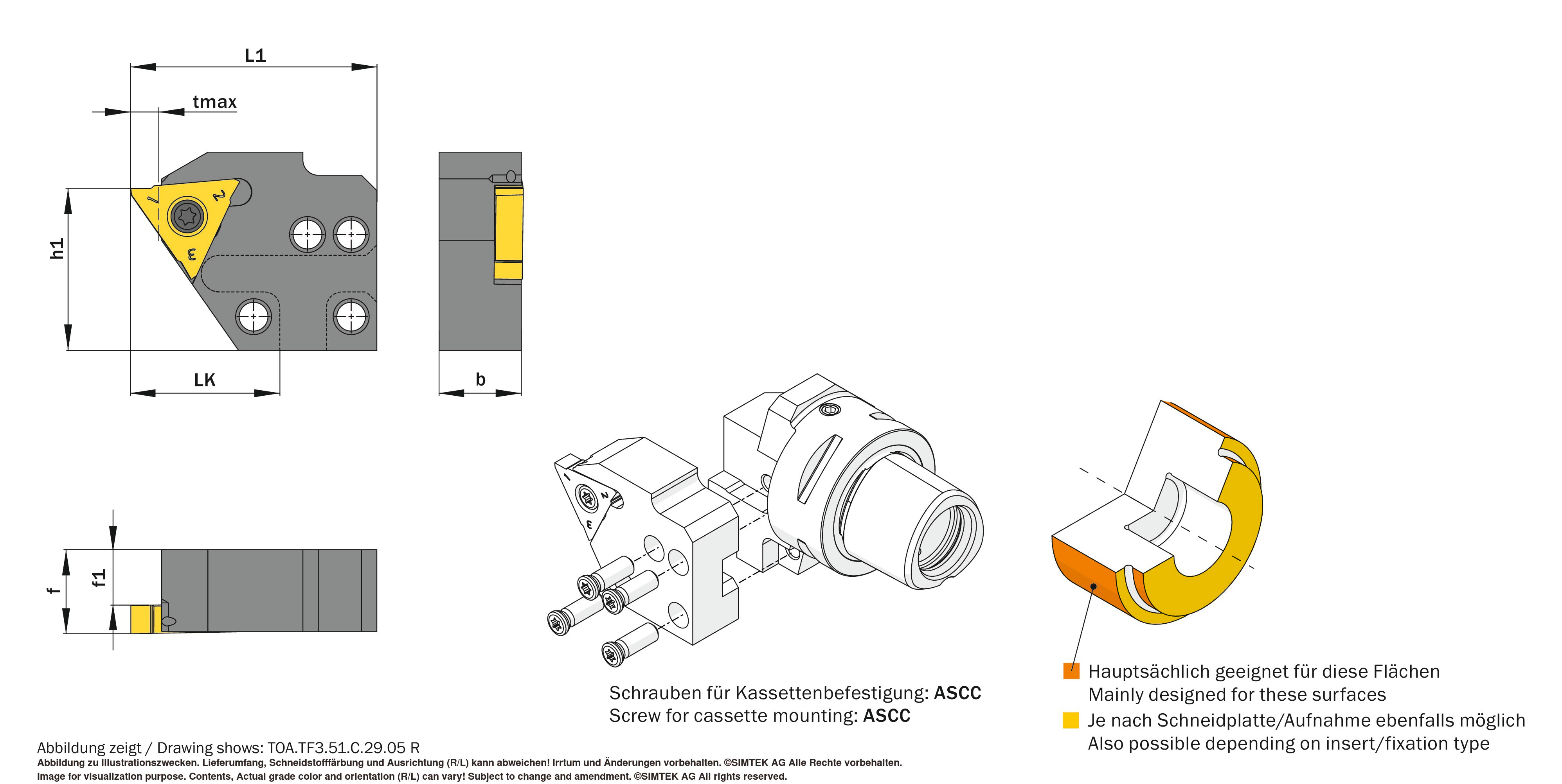 simturn F3 Klemmhalter