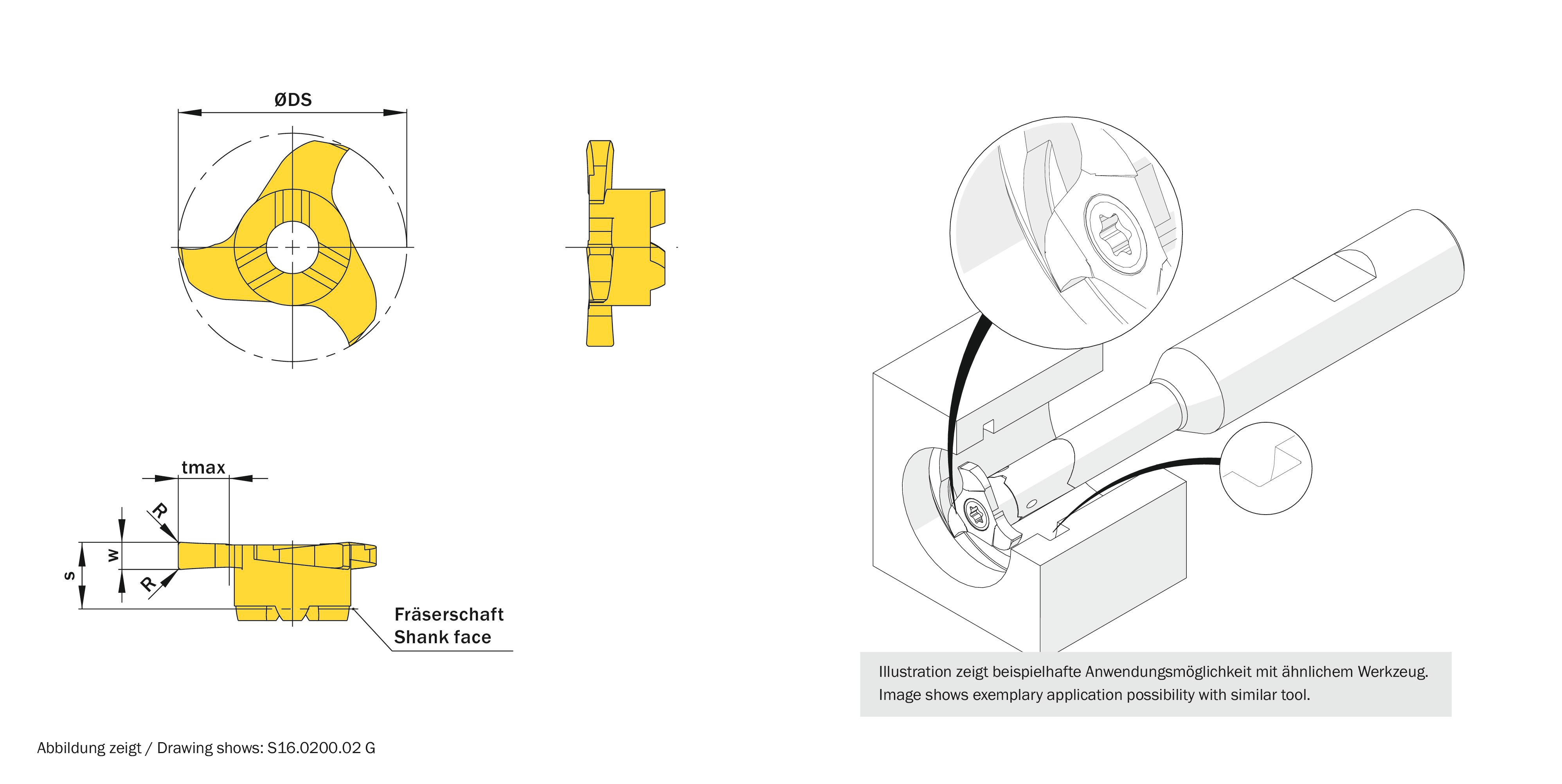 simmill SX Frässchneidplatte