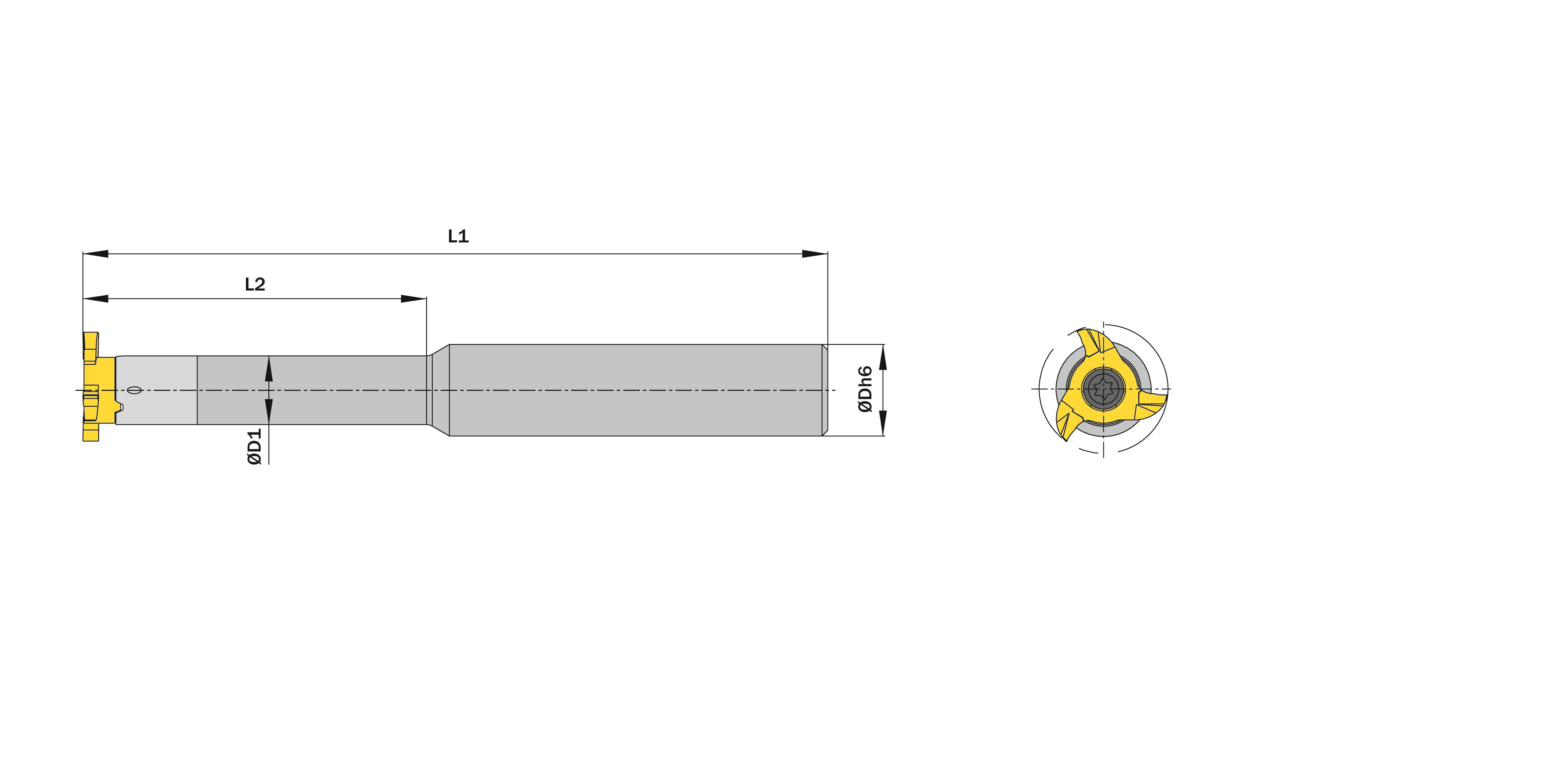 simmill SX Milling Shank