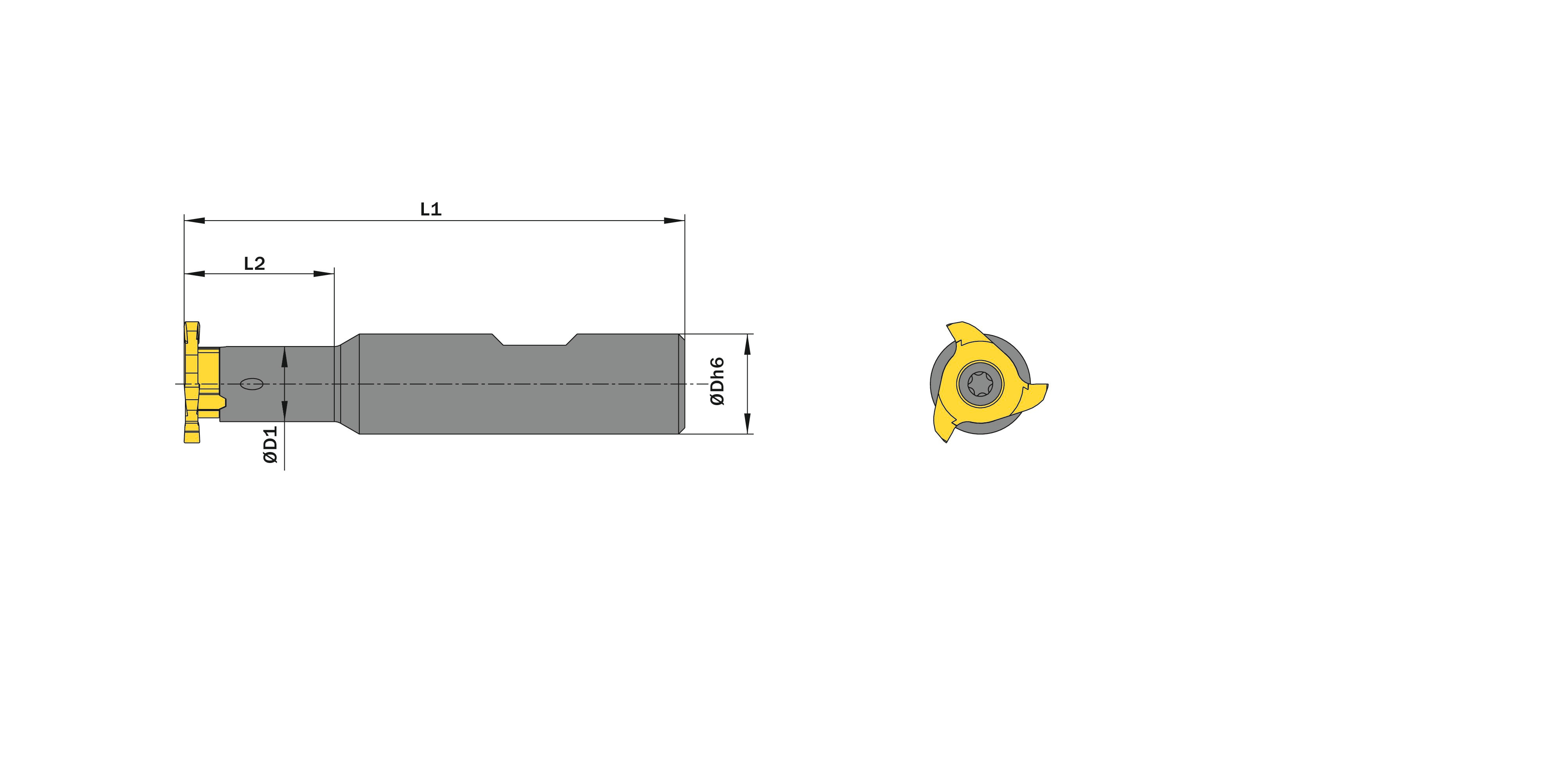 simmill VX Milling Shank