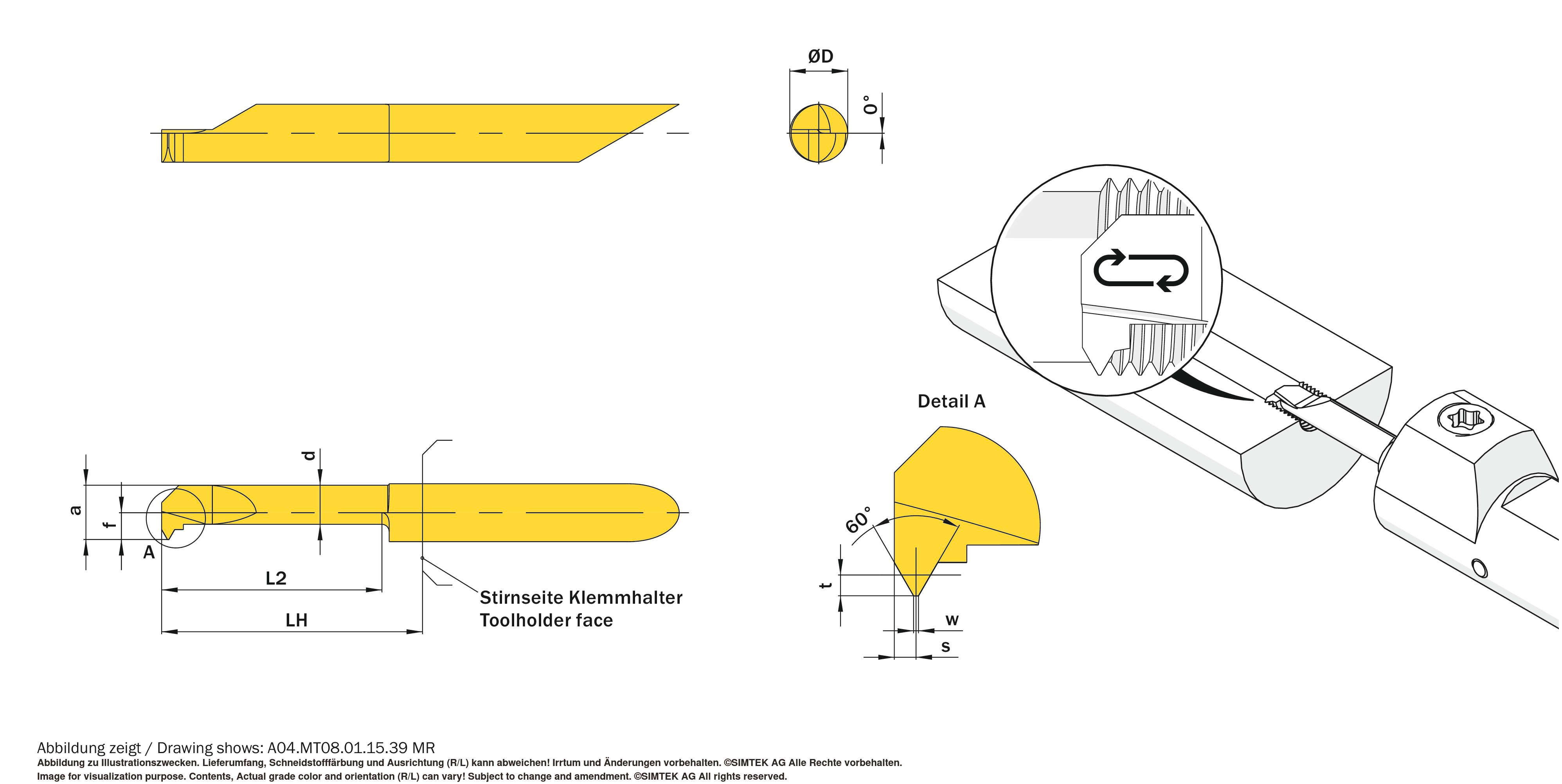 simturn AX Cutting Insert