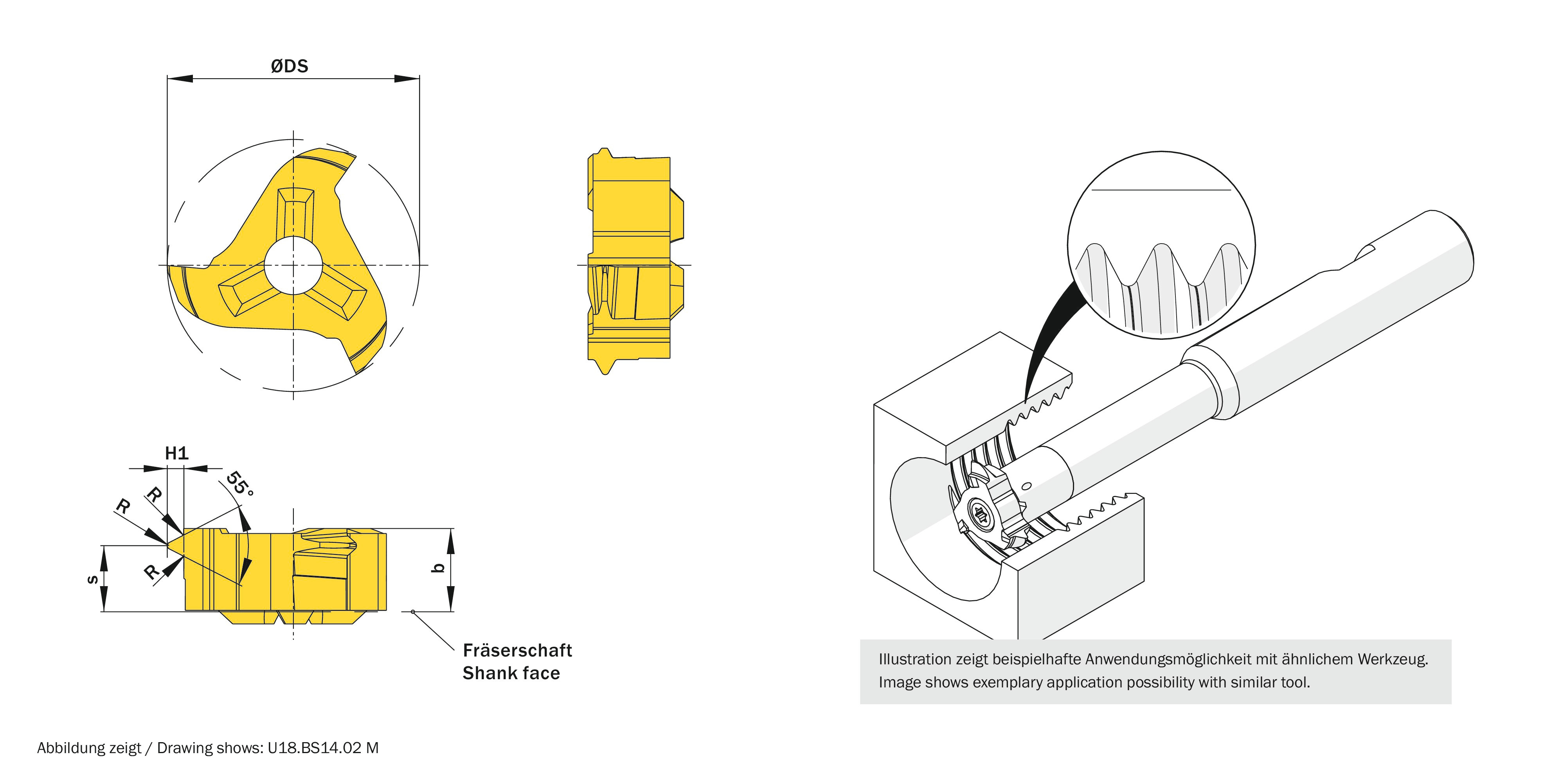 simmill UX Milling Insert